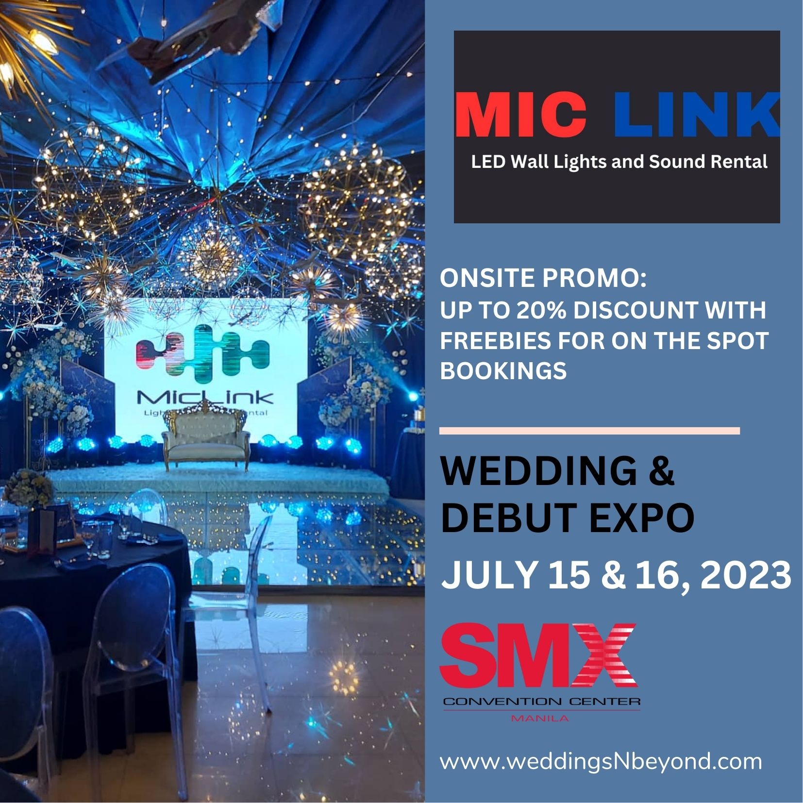 Events and Promo - Weddings and Beyond